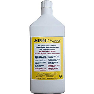 Miroil FryLiquid, 12 x 1 Litre Bottles, Fry Oil Filter Aid, Reduce Oil Costs, BULK Saver Pack, Antioxidant for Fry Oil, Prevent Oil Breakdown, LF1201, 12 x 1 litre (12)