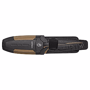 Gerber Gear 31-001159N Hunting Knife Gear Myth Field Dress, Hunting Knife Set, Brown