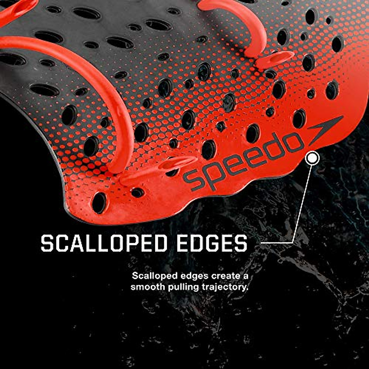 Speedo unisex adult Training Power Plus swimming hand paddles, Yellow, Large US