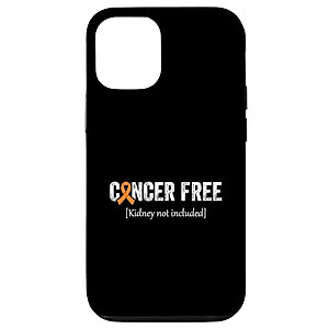 iPhone 13 Pro Cancer Free Orange Ribbon Uterine Kidney Cancer Awareness Case