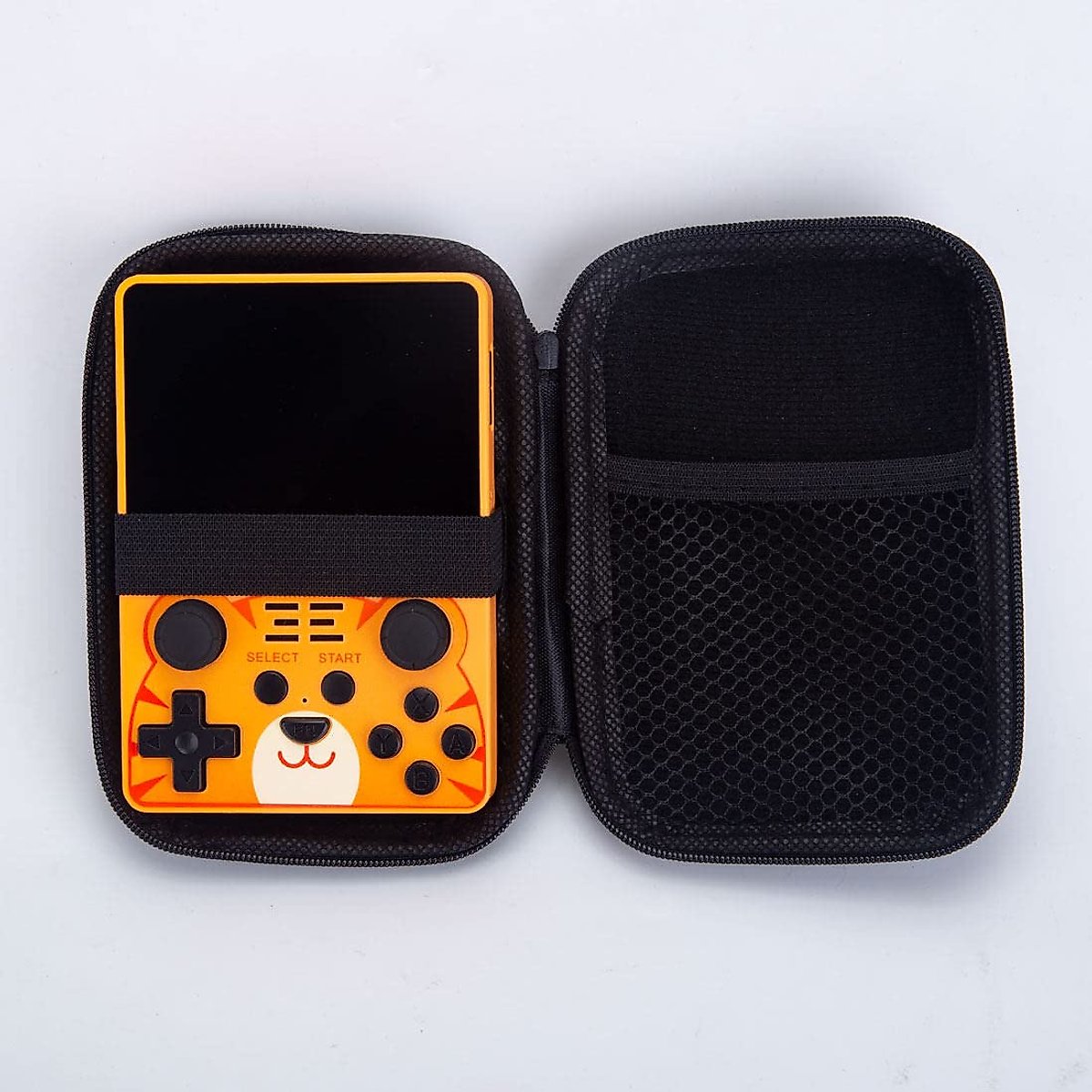 Aetheria Storage Bag for Miyoo Mini Plus Retro Game Console, Carrying Case with Tempered Glass Screen Protector Game Console Accessories