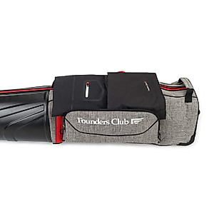 Founders Club Golf Travel Bag Travel Cover Luggage for Golf Clubs with ABS Hard Shell Top