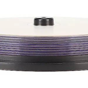 JERYS Blank DVD R, Sturdy PC Recordable 16X High Speed 4.7GB Capacity Widely Compatible Long Storage Life DVD R Blank Disc for Business (10PCS)