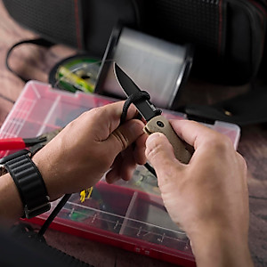 SOG ADVENTURER LB/3.5" BLADE/5CR15MOV/FDE + BLK/BLISTER PACK