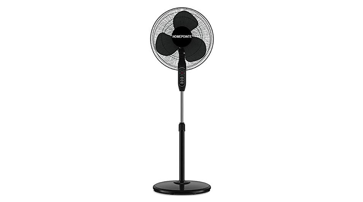 Homepointe 18-Inch Stand Fan with Remote Control by MIDEA