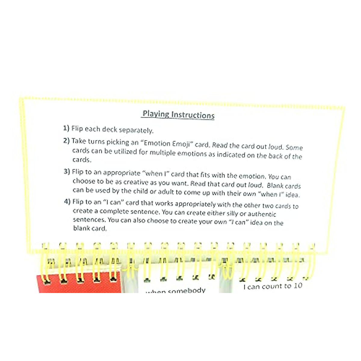 MAD Skillz: A Thoughts & Emotions Sentence Completion Card Game for Taking Control of Feelings/Emotions; Autism; ADHD; Helps Kids Make Positive Choices; Teaches Mindfulness; Hardcover and Laminated