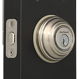 Single Cylinder Deadbolt Finish: Satin Nickel