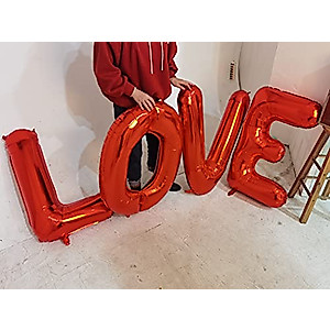 Letter Rose Gold X Balloons,40 Inch Single Rose Gold Alphabet Giant Letter Foil Balloons Aluminum Hanging for Wedding Birthday Party Decoration Helium Air Mylar Balloon