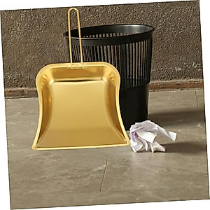 Mikinona Kitchen Cleaning Tools Countertop Dustpan Industrial Dust Pan Garbage Shovel for Kitchen Handheld Dust Pan Small Handled Dustpan Pan Sweeper Dustpan Wide Scooper Stainless Steel