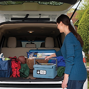 Presto 06017 8-Quart Nomad Traveling Slow Cooker, Blue