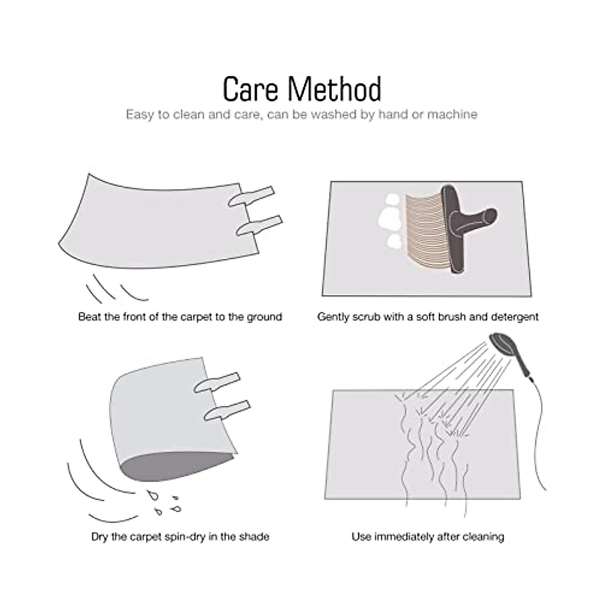 Barn Wood Board Gray Area Rug, Teal Grey Gradient Stripes Living Room Rug, Indoor Non-Slip Rug for Room Sofa Living Room Mat Bedroom Home Decor Floor Mats (3ft×5ft)