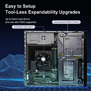 Lenovo Thinkcentre M83 Desktop Refurbished Computer Tower PC, Intel i7 4790 up to 4.0GHz, 32GB RAM,512GB SSD, Built-in AC WiFi, DVD, Windows 10 Pro (Renewed)