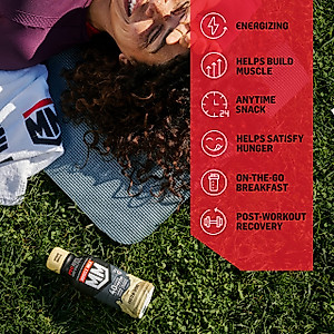 Muscle Milk Pro Advanced Nutrition Protein Shake, Knockout Chocolate, 14 Fl Oz Bottle, 12 Pack, 40g Protein, 1g Sugar, 16 Vitamins & Minerals, 6g Fiber, Workout Recovery, Packaging May Vary