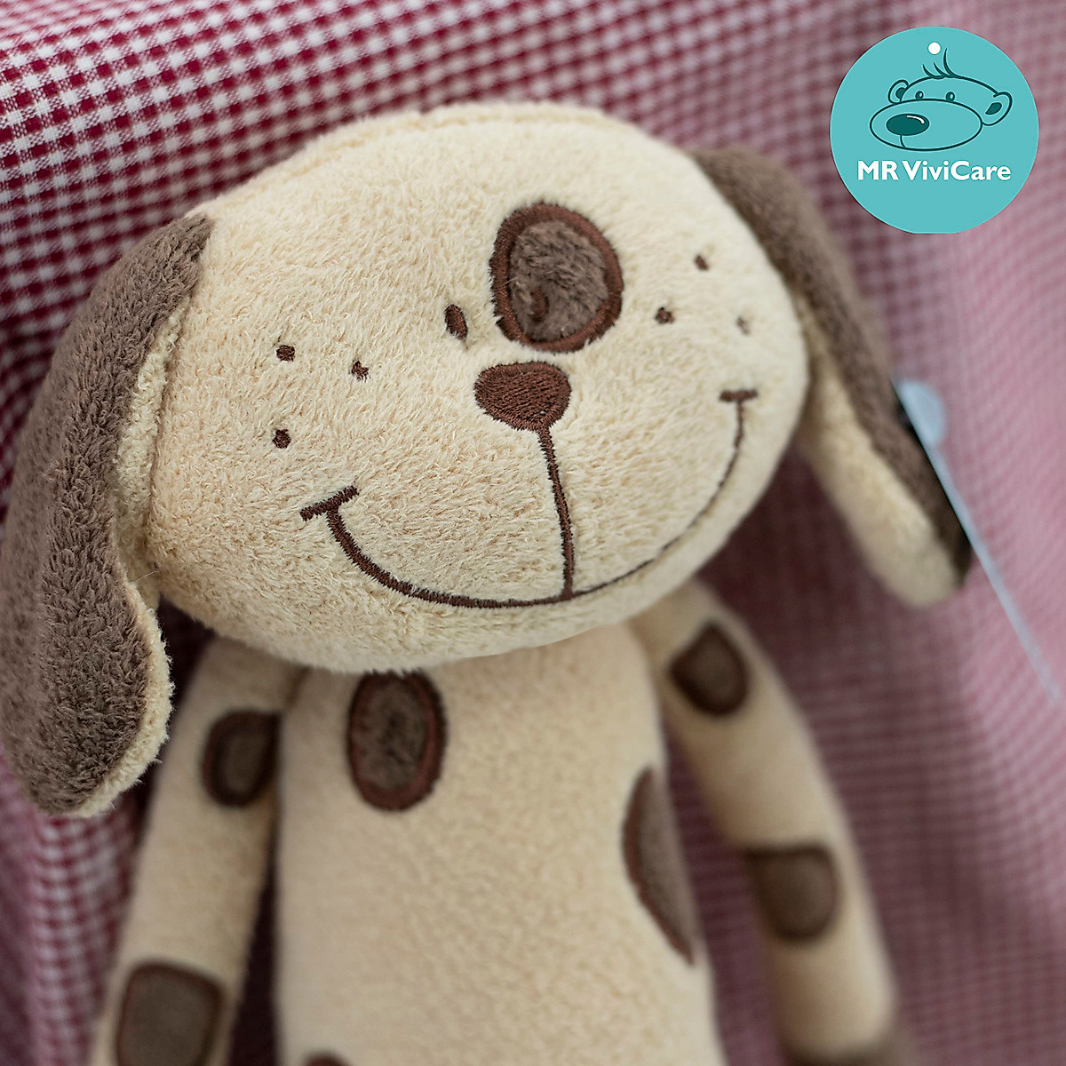 MR VIVICARE Stuffed Toy, 13' Dog, Plush Animal for Kids and Girls, Soft, Cute, Safe, Machine Washable