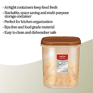 Milton Quadra 22 Storage Container, 22 Litre, Brown