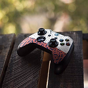 Skinit Decal Gaming Skin Compatible with Xbox One Elite Controller - Originally Designed Polka Dot Split Design
