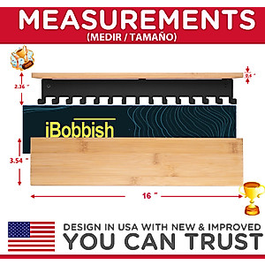 Premium Trophy and Medal Display Shelf 16inchL,Metal Trophy Shelf with hooks Upgraded,Large Trophy Board Display,Sturdy trophy shelf with hooks for medals in Black Metal Wall Mount Over 60 Medals