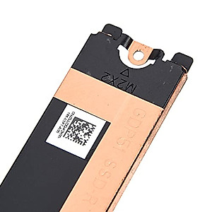 Slot 2 M.2 SSD Hard Drive Heatsink Cover with Thermal for Dell XPS 15 9520 9510 9500, Dell XPS 15 9520 9510 SSD Heatsink P/N: 04TW9C 4TW9C 3JJDG 03JJDG, for SSD-R