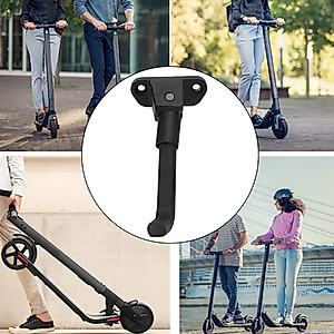 Tbest Scooter Kickstand, Aluminum Alloy Electric Scooter Foot Support Bracket Side Kickstand Parking Stand for Ninebot MAX‑G30 Kickstand For Scooter