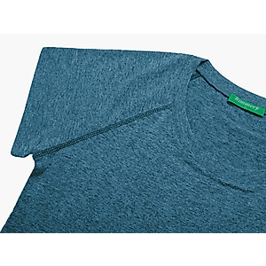 Kimmery Plus Size Tops for Women Workout Tops for Women Casual Summer Tops for Women 2024 Plus Size Top Ocean Blue Shirts 3XL