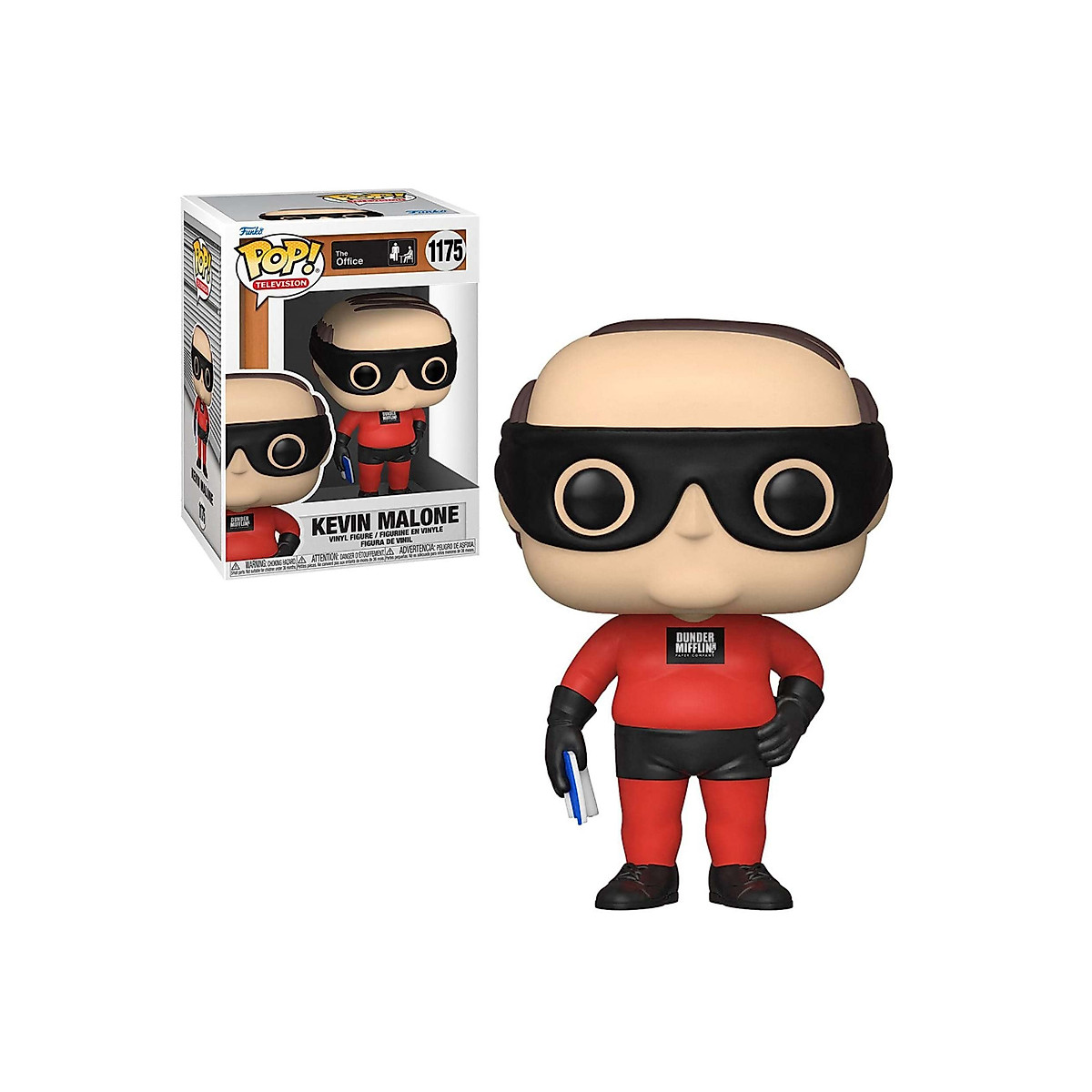 Funko POP TV: The Office - Kevin as Dunder Mifflin Superhero,Multicolor