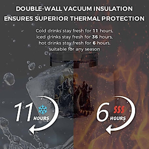 40 Oz Insulated Tumbler with Handle and Straw,Three Little Raccoon Stainless Steel Vacuum Insulated Travel Mug,Leak-proof Water Bottle Iced Coffee Cup,The Moonlight Animal