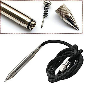 ELEOPTION Pneumatic Engraving Pen Tool Air Pencil Grinder 112L/min Engraver Penumatic Tip Pen