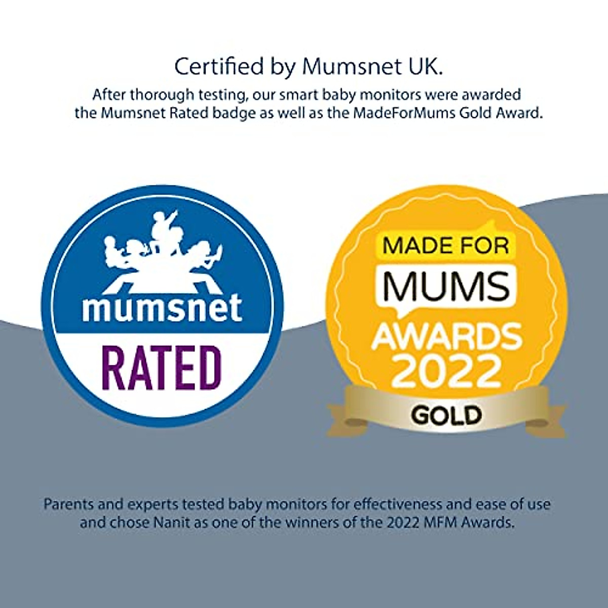 Nanit Travel Case – Protective Hard Shell Carrying Case for Nanit Pro Baby Monitor and Multi-Stand Travel Accessory, Blue