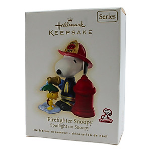 Firefighter Snoopy 12th in Series 2009 Hallmark Ornament