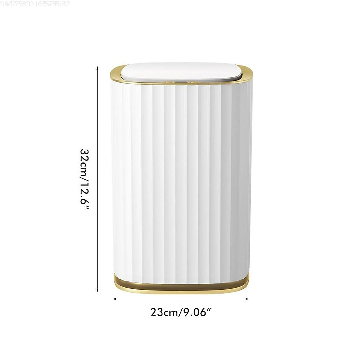 Bticx Modern Smart Sensor Trash Can - 12L Waterproof Kitchen Bathroom Sensor Bin with Lid, Large-capacity Garbage Waste Bin for Office and Bedroom,Kitchen,Bathroom