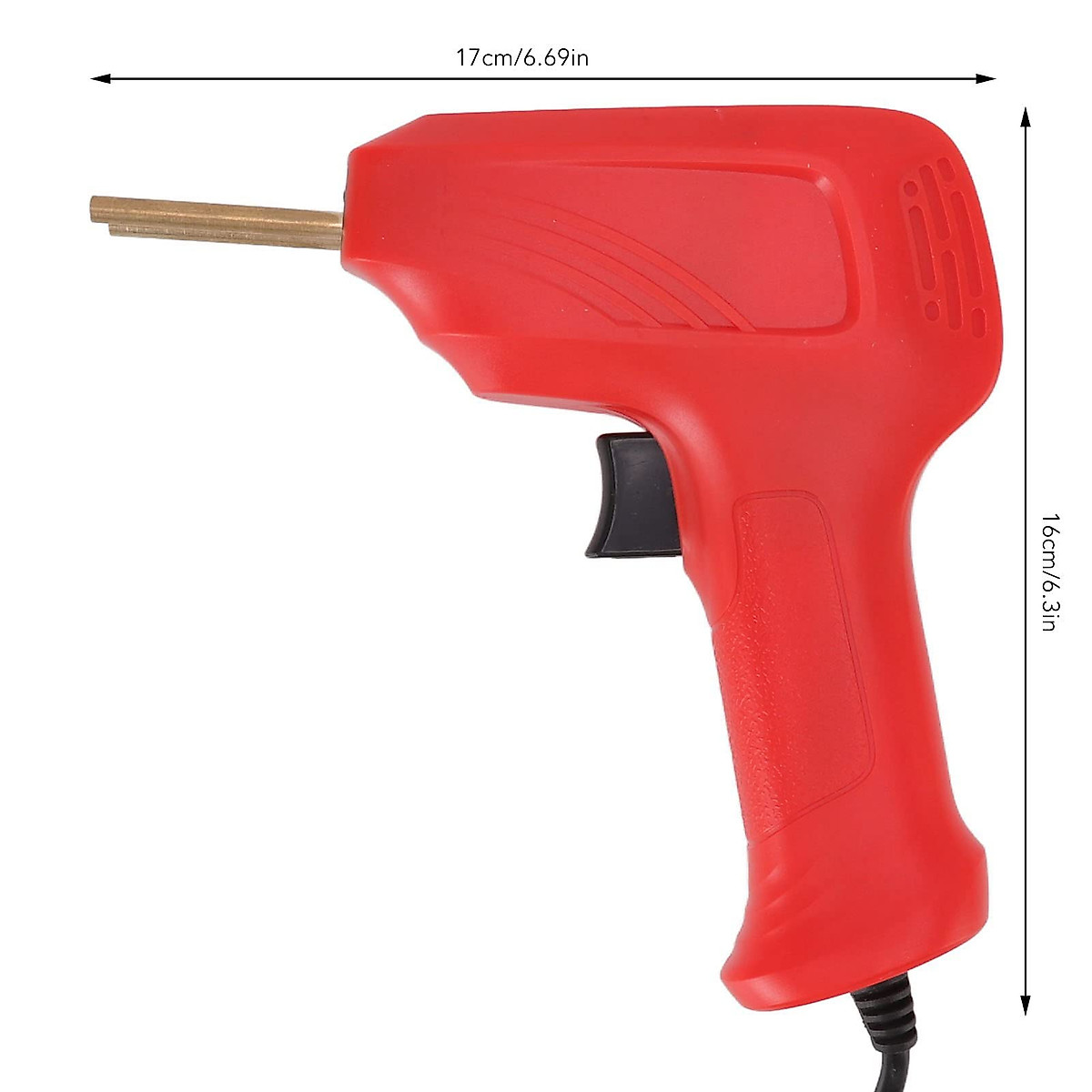 Hot Stapler,plplaaoo Plastic Welder,Welding Machine,Hot Stapler Multifunction Plastic Welding Red Portable Welder for Radiators Bumpers Repair(220V, Australian Standard)