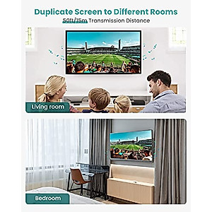 HDMI Splitter 1 in 2 Out, TOPYIYI 4K HDMI Splitter for Dual Monitors with Pigtail HDMI Cable, HDCP1.4 Bypass, Supports 4K@30Hz 3D 1080P for Xbox PS4 PS3 Blu-Ray Player Fire Stick Cable Box