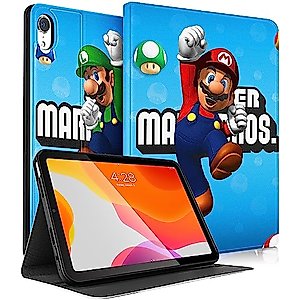 Trendy Fan for iPad Mini 6 Case 8.3 Inch 2021 for Kids Teen Boys Girls Women Folio Smart Cute Cartoon Character Kawaii Design Aesthetic Cool Cover for Apple iPad Mini 6th Generation A2567 A2568, Jump