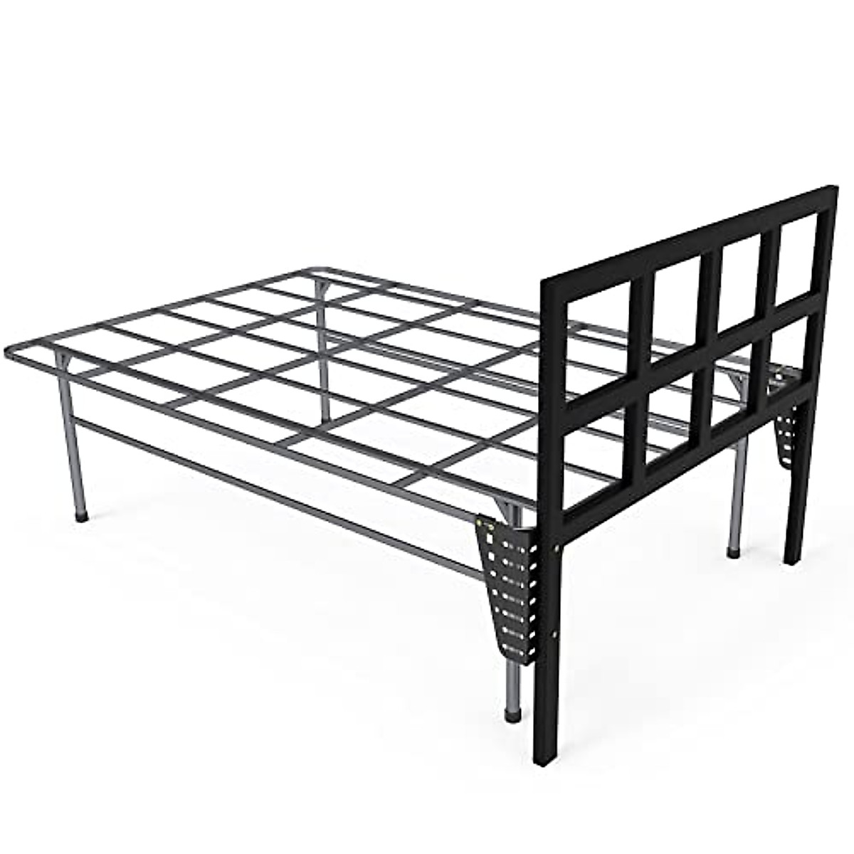 2 PCS Headboard Brackets for Metal Bed Frame,Adjustable Footboard Brackets Attach Headboard to Bed Frame,Compatible with 14,16,18inches Headboards