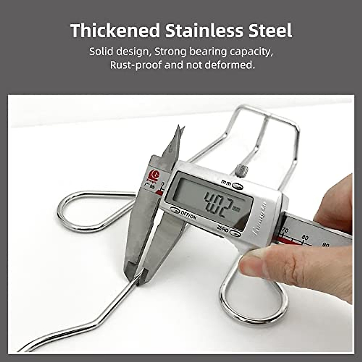 [Pack of 3 pcs] Waikas Shoes Hanger，Stainless Steel Hanger,Stainless Steel Shoe Rack, Multi-Functional Shoe Rack with Double Hook Design, Shoe Drying Rack for Dehumidifying Hanging Leather Shoes