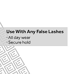 Eylure Line & Lash 2-in-1 Adhesive Eyeliner, Black