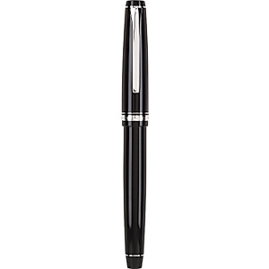 Pilot Namiki Falcon Collection Fountain Pen, Black with Rhodium Accents, Soft Extra Fine Nib (60740)