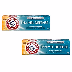 ARM & Hammer Truly Radiant Bright & Strong Fluoride Anticavity Toothpaste Fresh Mint 4.3 oz (Packs of 2)