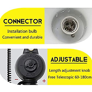 FUNNYBSG Household Heat lamp Food Warming lamp Commercial Food Heat Lamp, Buffet Barbecue Light Preservation lamp Pizza Heating Lamp Prevent Food from Getting Cold Adjustable Length 60-180cm