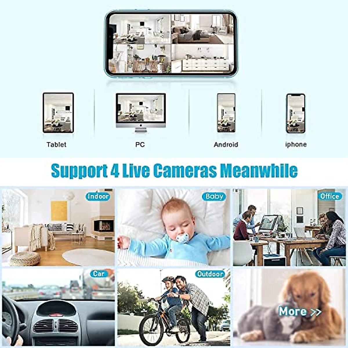 Cilee Mini Camera Wireless Hidden WiFi Cameras HD1080P Home Security Cameras,Covert Baby Nanny Cam with Phone App,Tiny Smart Camera for Indoor Outdoor Video Recorder Motion Activated Night Vision