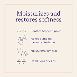 Lansinoh Organic Nipple Balm, Breastfeeding Essentials, 2 Ounces