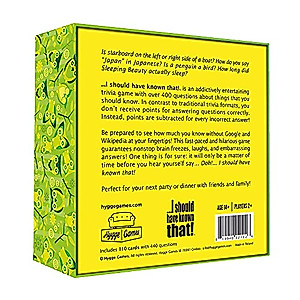 I should have known that! - A Trivia Game About Things You Oughta Know