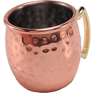 Slybar Mini 2-Ounce Stainless Steel Mug Espresso Mini Mugs Copper Plated Mugs 8