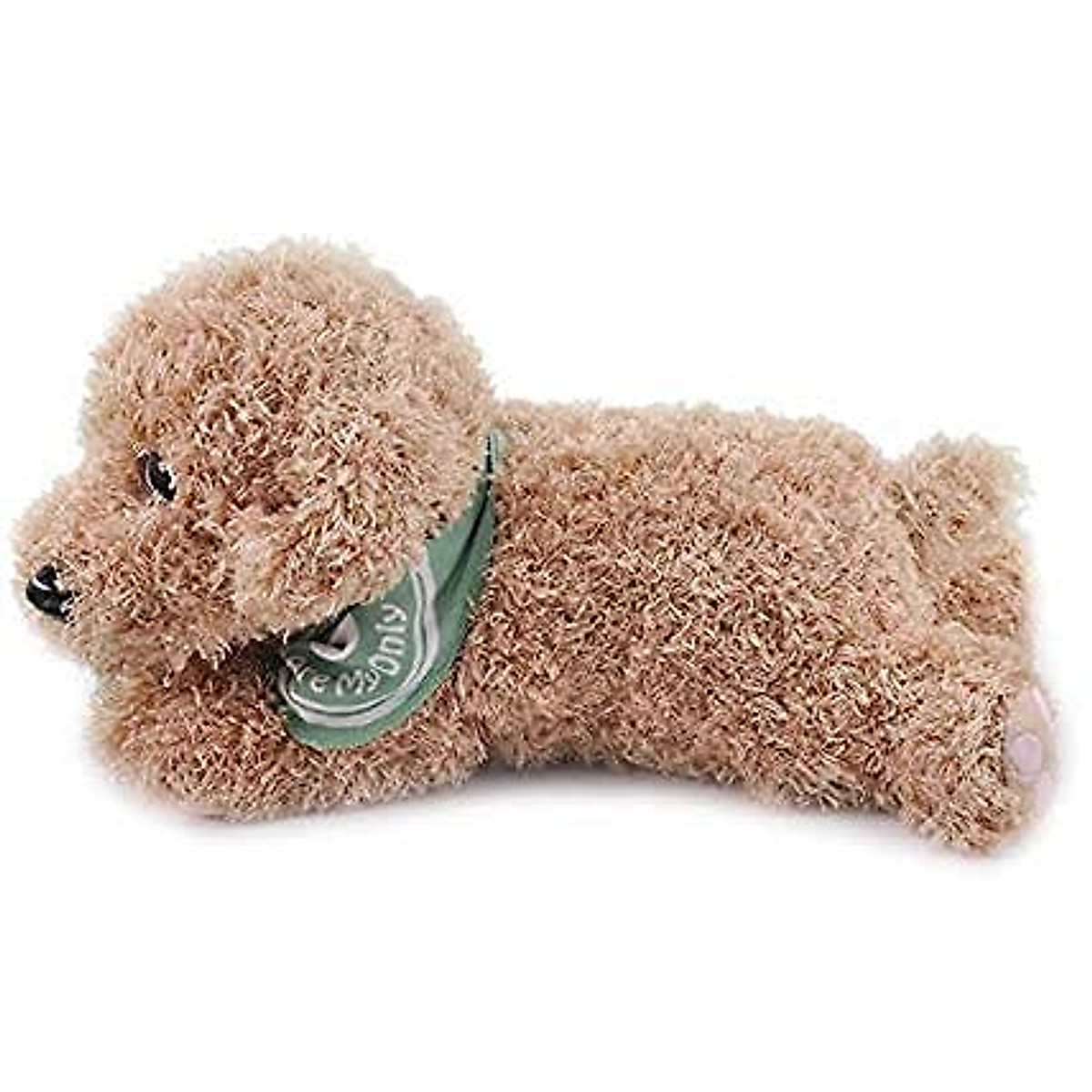 Moonovator - Stuffed Golden Doodle Dog Plush Animal Soft Toy, Cute, Cuddly, Gift for Kids and Those Who Love Plush Toys, 11 inches (Light Brown in Color)