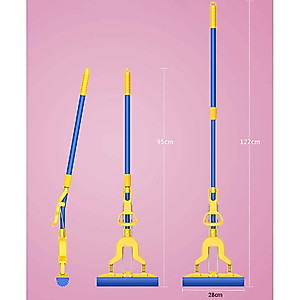 SDHGFGG Super Absorbent Professional Double Roller Sponge Foam Mop Sponge Mop Roller Mop