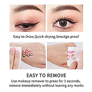 COLORKEY Floating Color 24 Hours Longwear Waterproof Liquid Eyeliner, Sweat Resistant, Waterproof and Smudgeproof Eye Liners Eyeliner Pencil (N02 Brown)