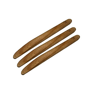 Kensie's Sourdough Mixing Stir Stick Spurtle, Wooden Kitchen Utensil - Sourdough Starter Spurtle - 3 pack