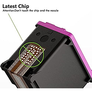 65XL Ink Cartridge Combo Pack Replacement for HP 65XL XL Ink Cartridge Black and Color for  DeskJet 3755 3752 3772 3720 Envy 5058 5052 5055 5034 5032 Deskjet 2652 2624 2655 2680 AMP 100 105 120