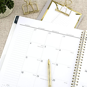 Academic Planner 2021-2022, AT-A-GLANCE Weekly & Monthly Planner, 8-1/2" x 11", Large, for School, Teacher, Student, Badge Floral (1535F-905A)