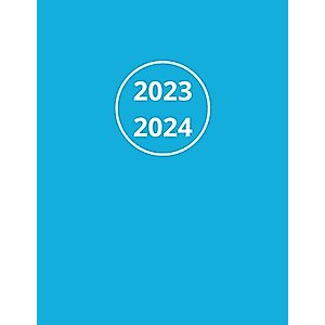 A4 Academic Diary 2023-2024: Daily Teacher Planner and Lesson Plan Record Book from july 2023 to june 2024, Large teacher lesson planner 2023 2024(with blue cover))